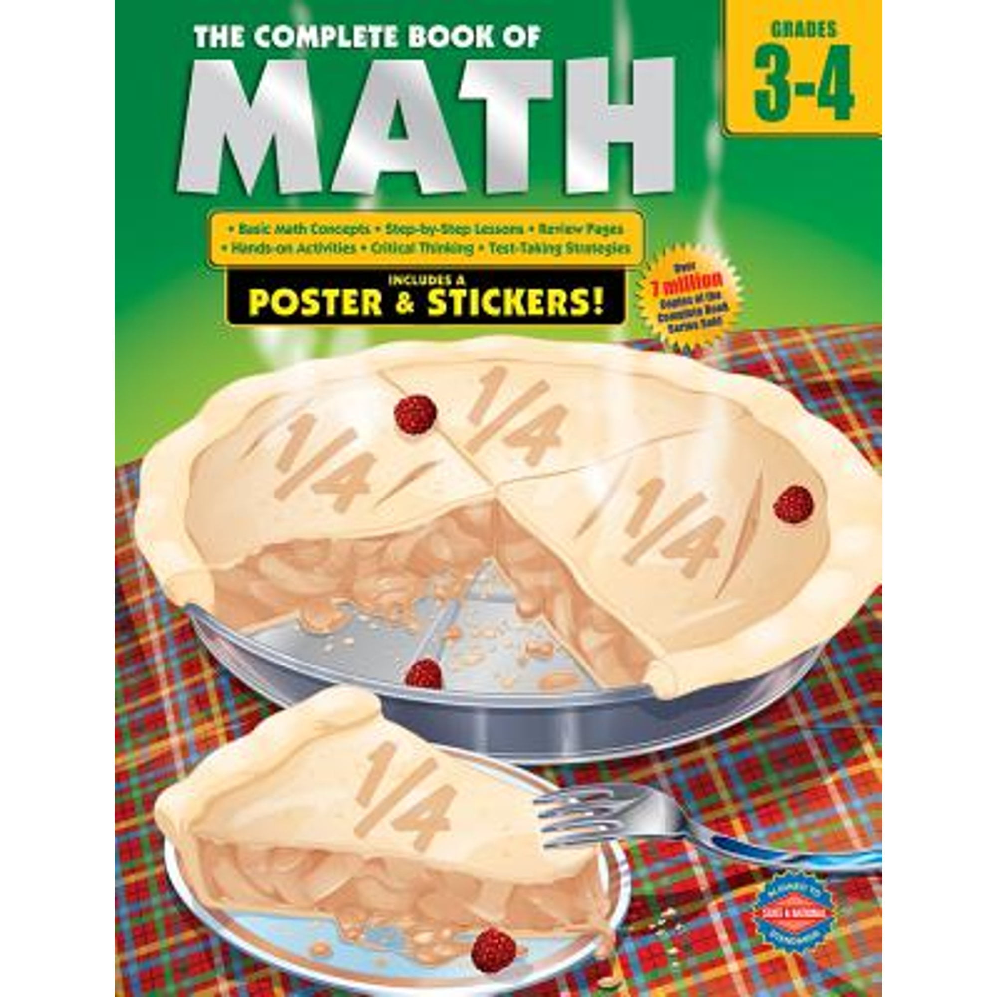 Pre-Owned The Complete Book of Math, Grades 3 - 4 (Paperback ...