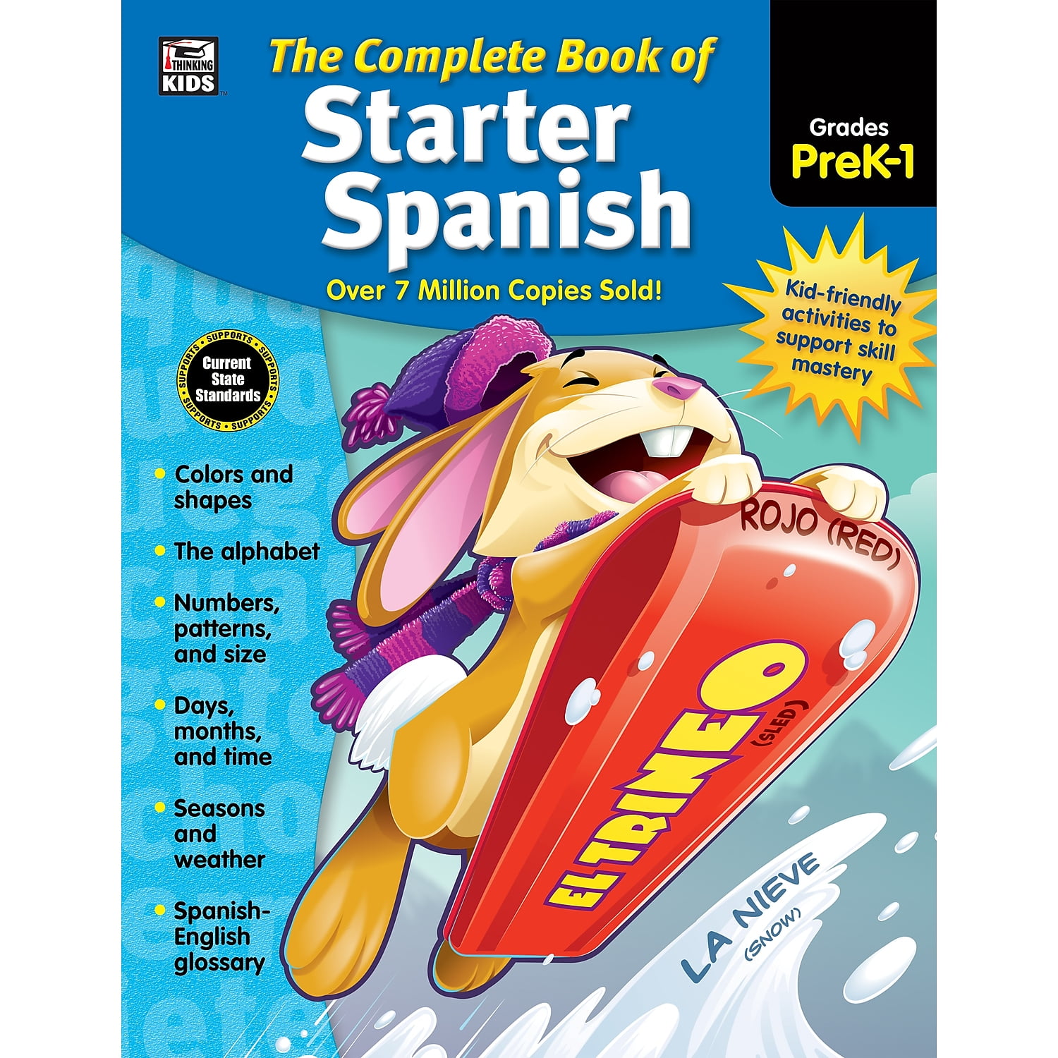 The Complete Book of Starter Spanish, Grades Preschool - 1 - Walmart.com