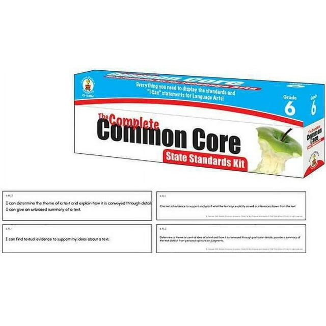 The Complete Common Core State Standards Kit for Language Arts, Grade 6 ...