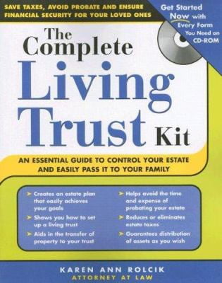 Pre-Owned The Complete Living Trust Kit [With CDROM] (Paperback ...
