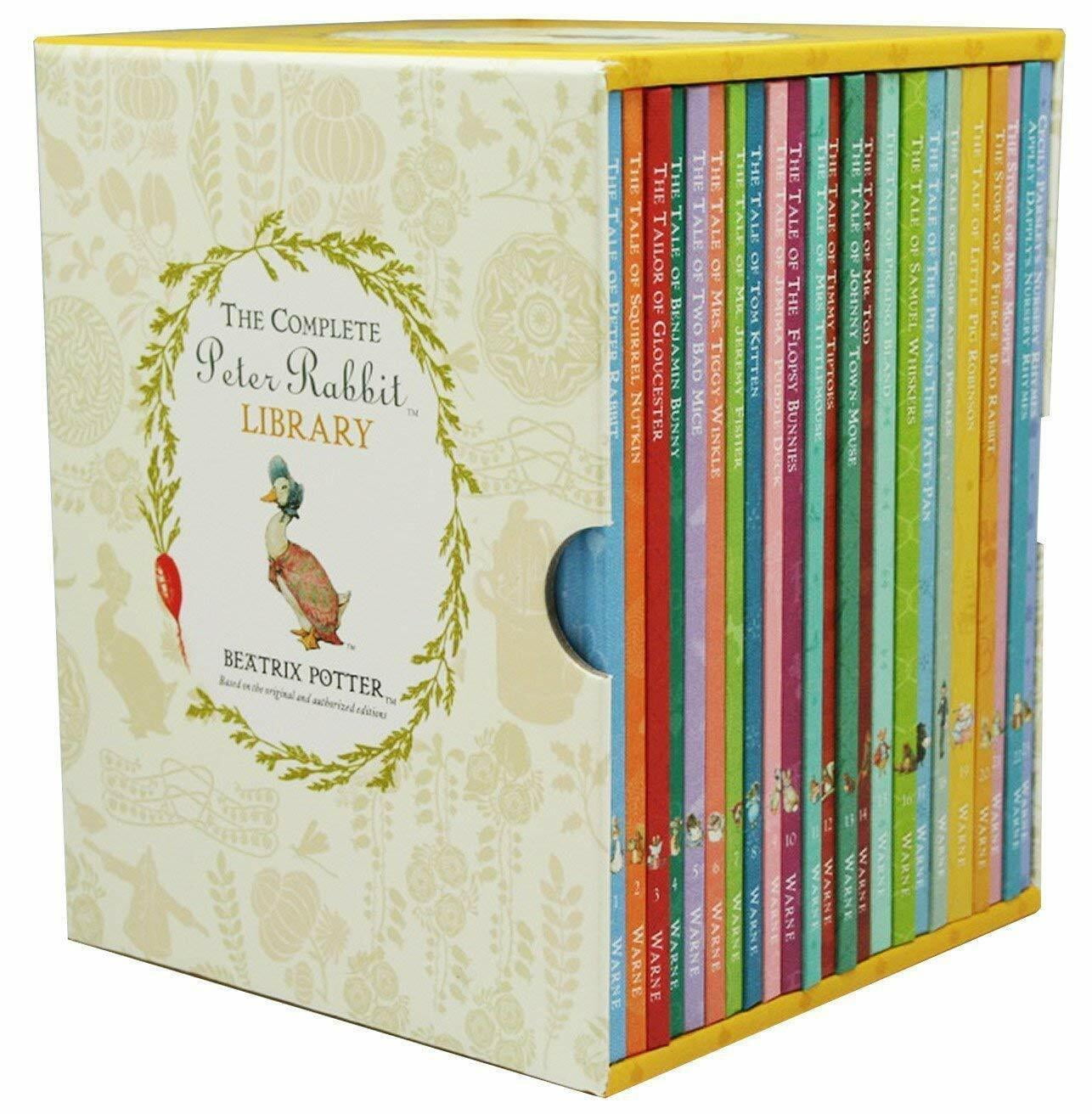 The Complete Peter Rabbit Library [23 Hardcover Book Set Beatrix Potter] NEW - Walmart.com
