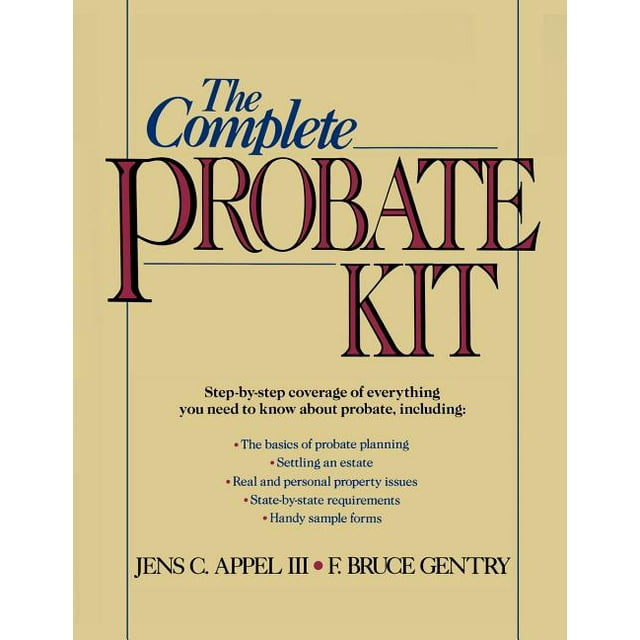 The Complete Probate Kit, (Paperback) - Walmart.com