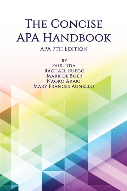 The Concise APA Handbook APA 7th Edition, (Paperback) - Walmart.com
