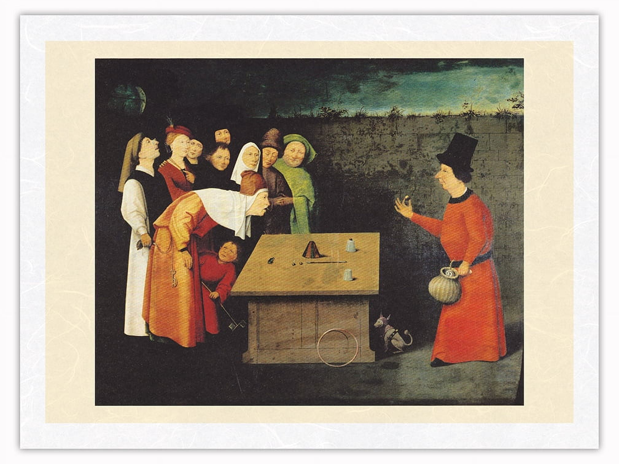 The Conjurer - Cups and Balls Trick - Vintage Magic Poster by ...