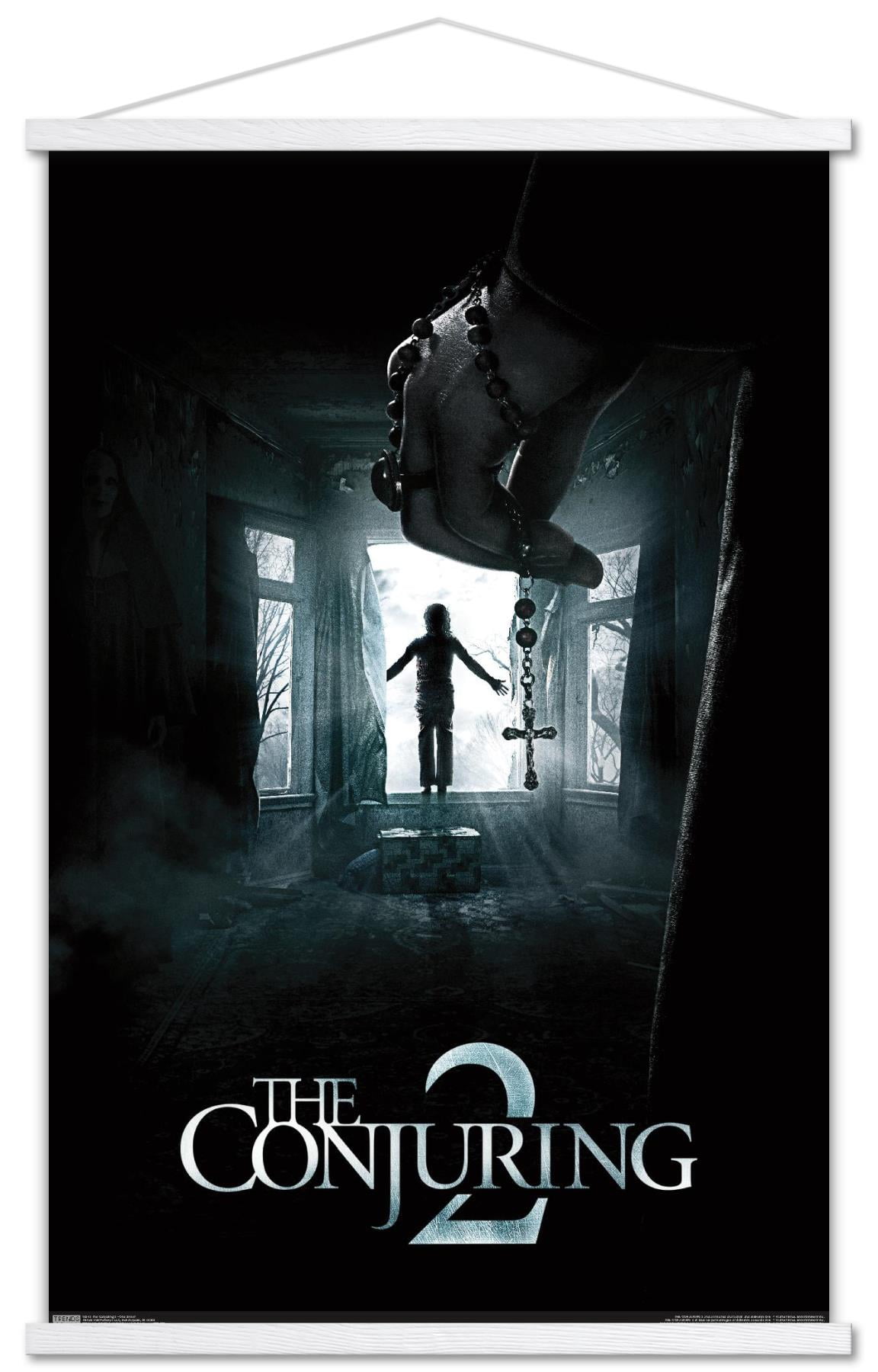 The Conjuring 2 - One Sheet Wall Poster with Wooden Magnetic Frame, 22. ...