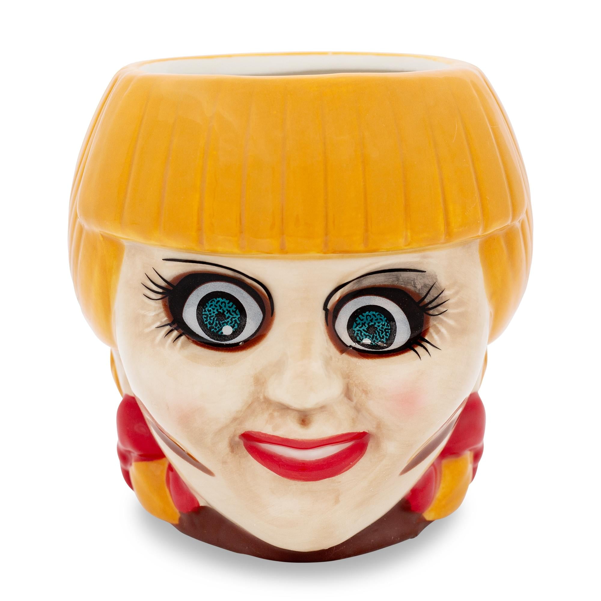 The Conjuring Annabelle Head Sculpted Ceramic Mug | Holds 20 Ounces ...