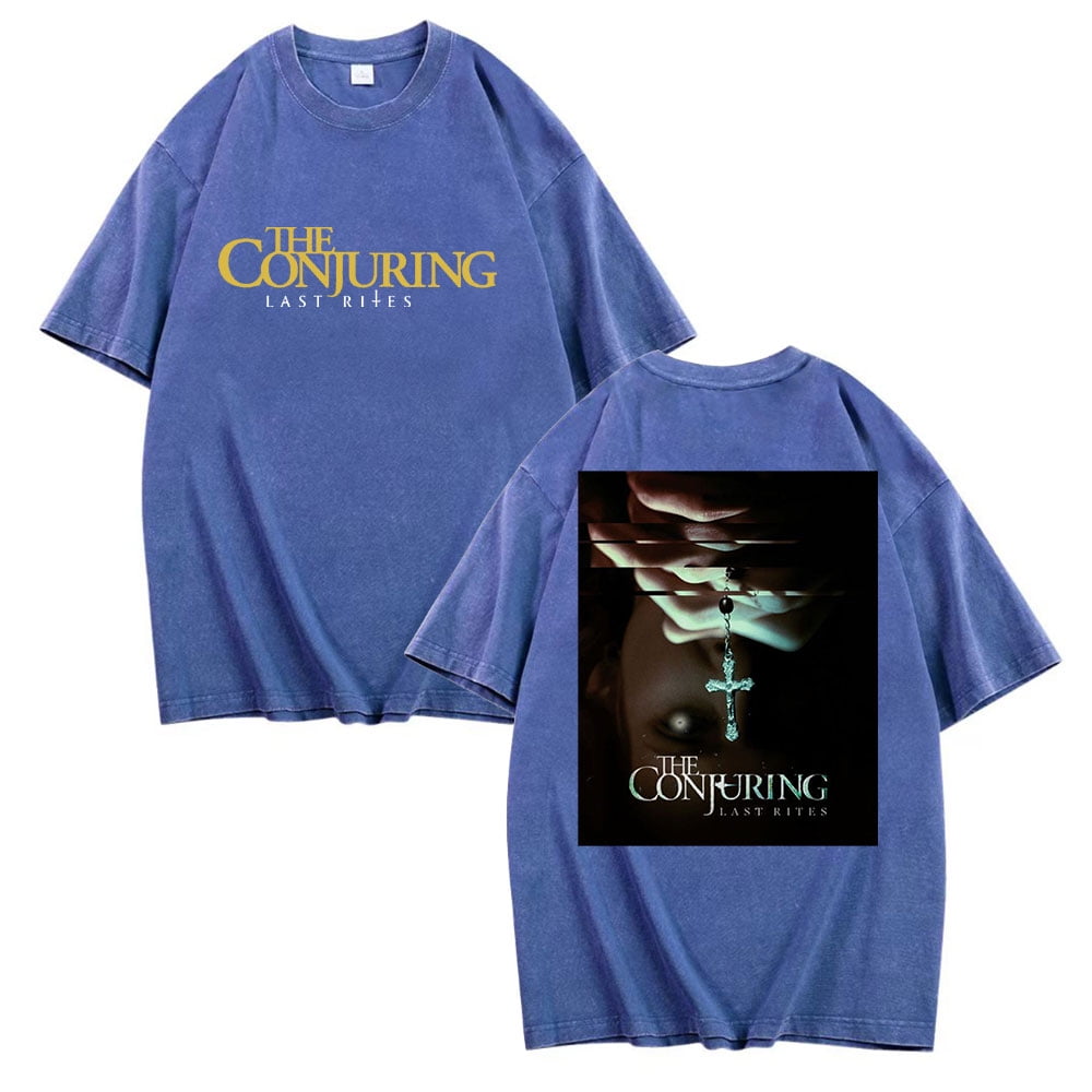 The Conjuring Last Rites Washed Cotton Tshirt Tv Show Short Sleeve ...