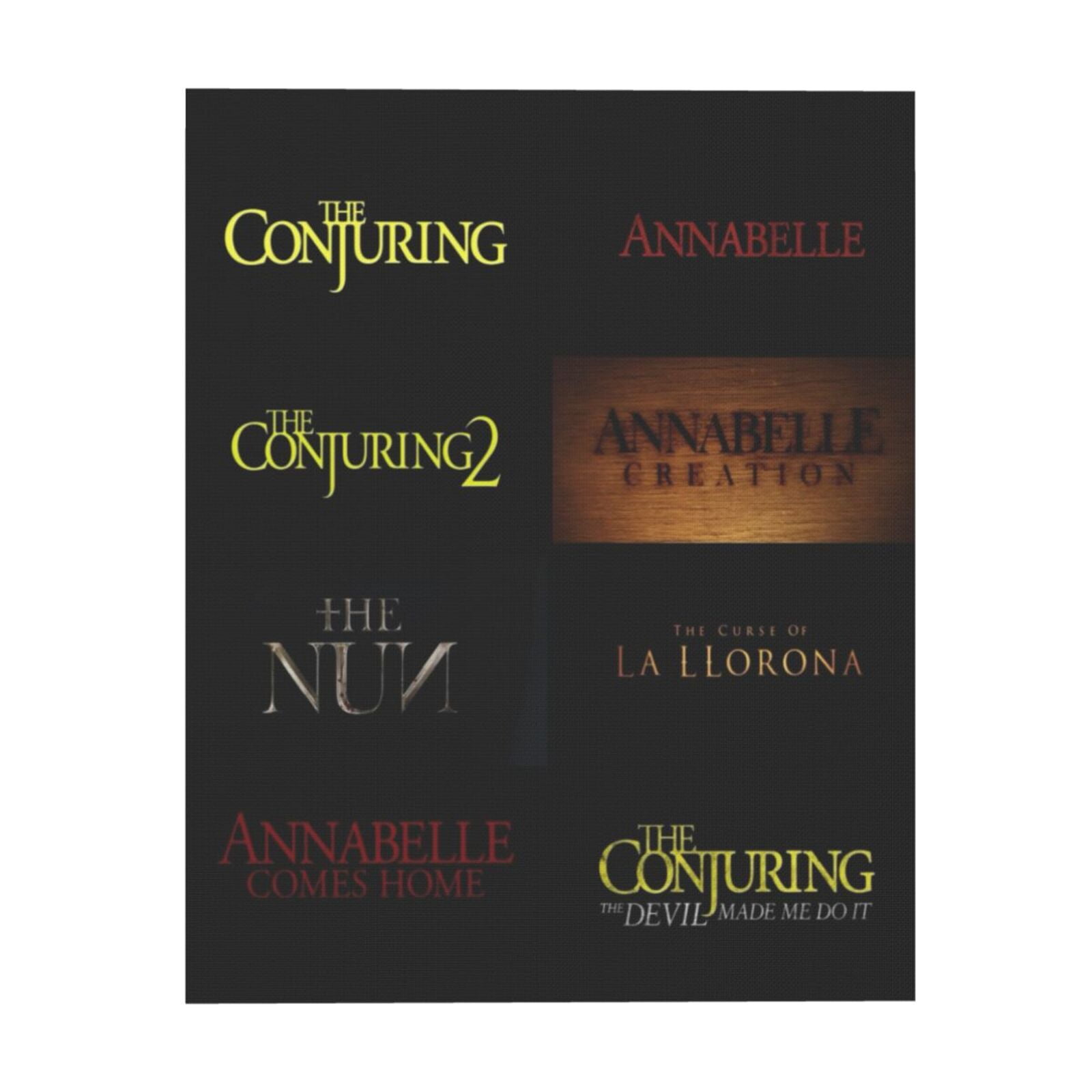 The Conjuring Universe Posters , Home Decorations Posters for Room ...
