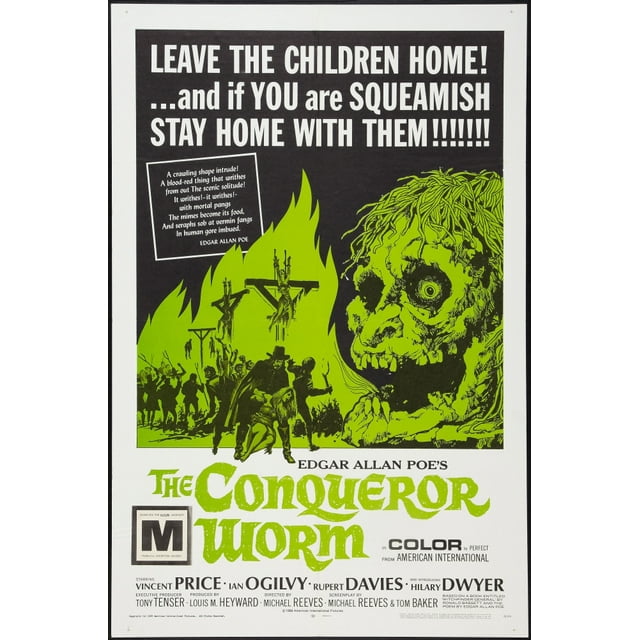 The Conqueror Worm (Aka Witchfinder General) Poster Art 1968 Movie ...