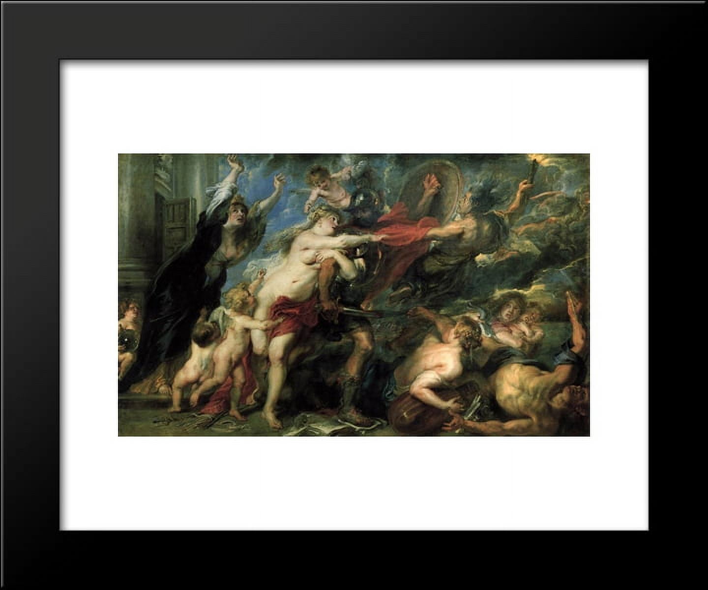 The Consequences of War 20x24 Framed Art Print by Peter Paul Rubens - Walmart.com