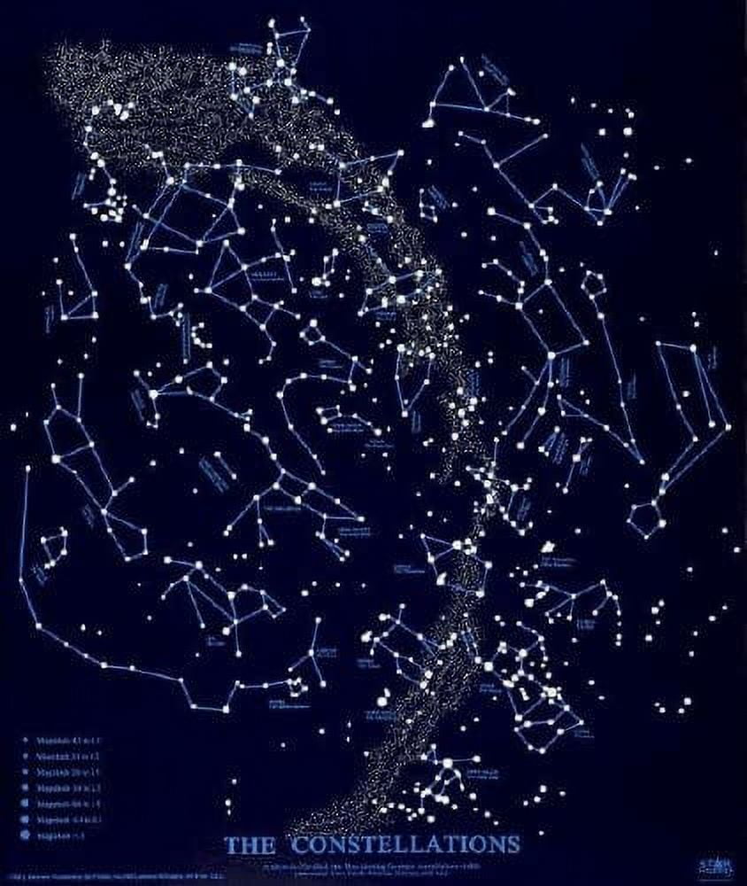 The Constellations Glow-in-The-DarkMap (Northern Hemisphere) - Walmart.com