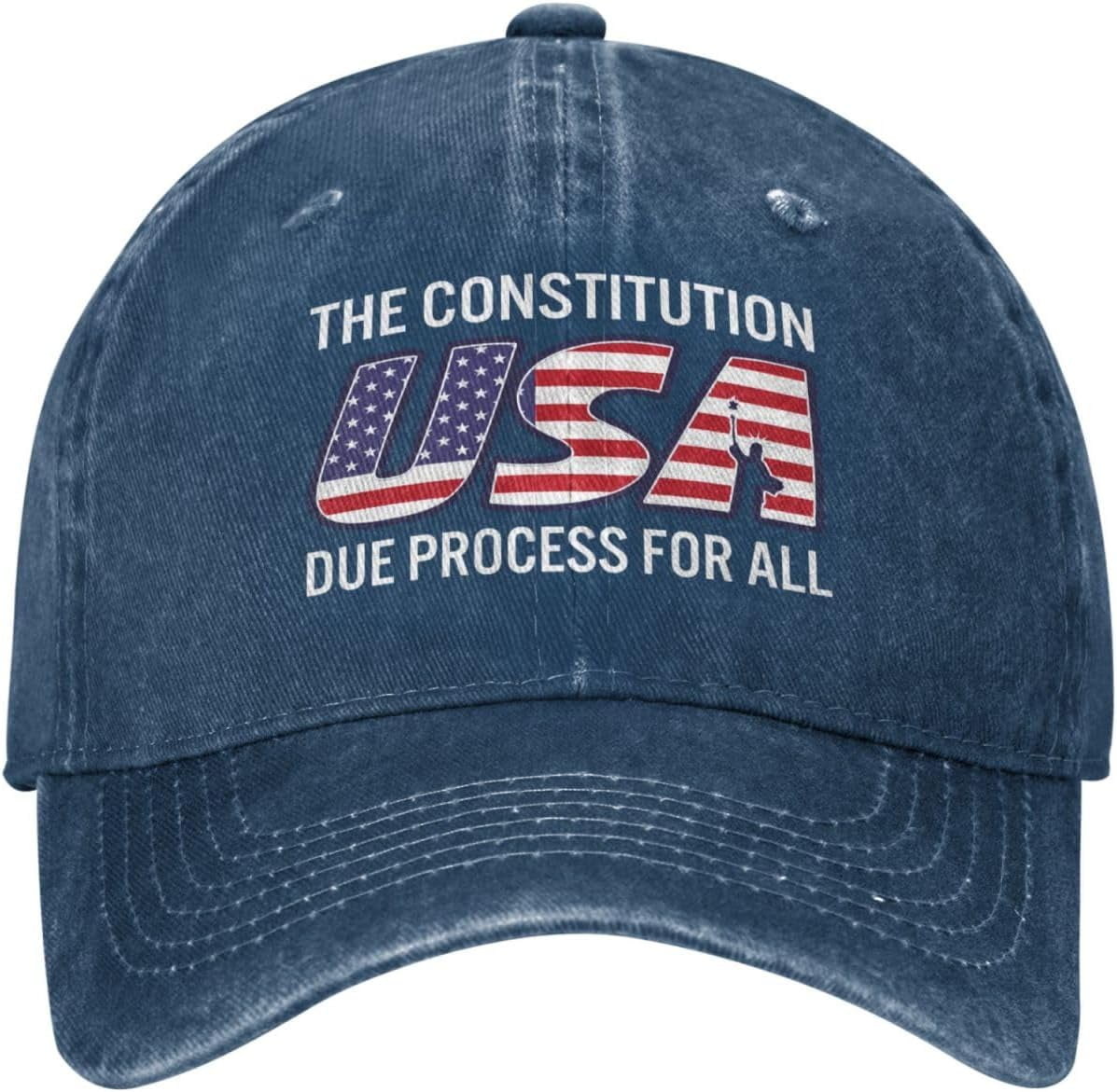 The Constitution Usa Due Process For All Hat Adjustable Hats Casual ...