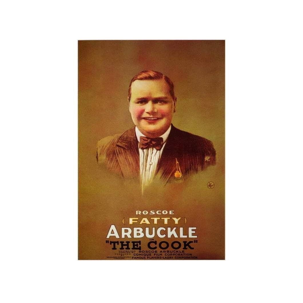 The Cook Roscoe Fatty Arbuckle Buster Keaton Movie Film Poster ...