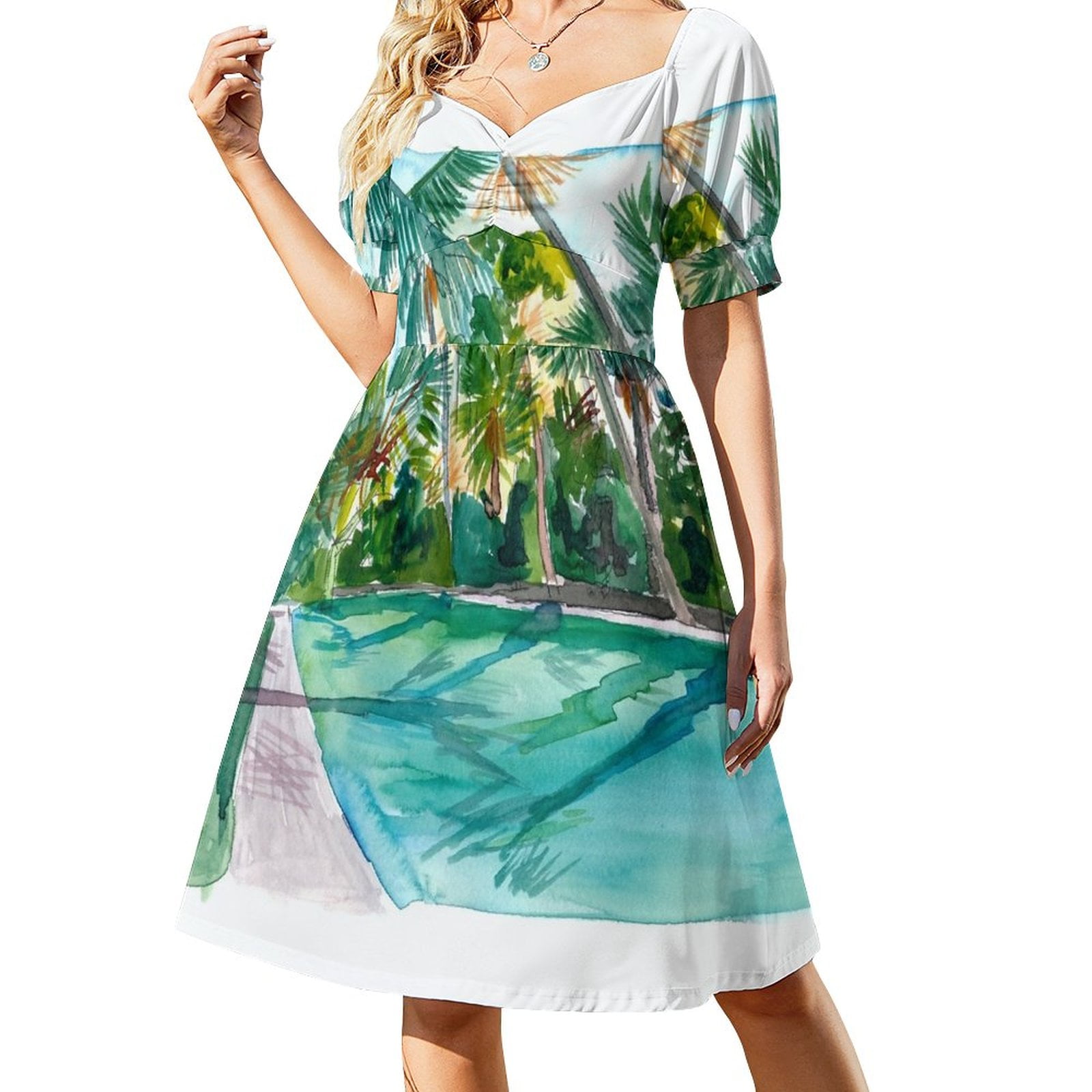The Cool Quiet Key West Florida Pool Sleeveless Dress prom dress 2024 ...