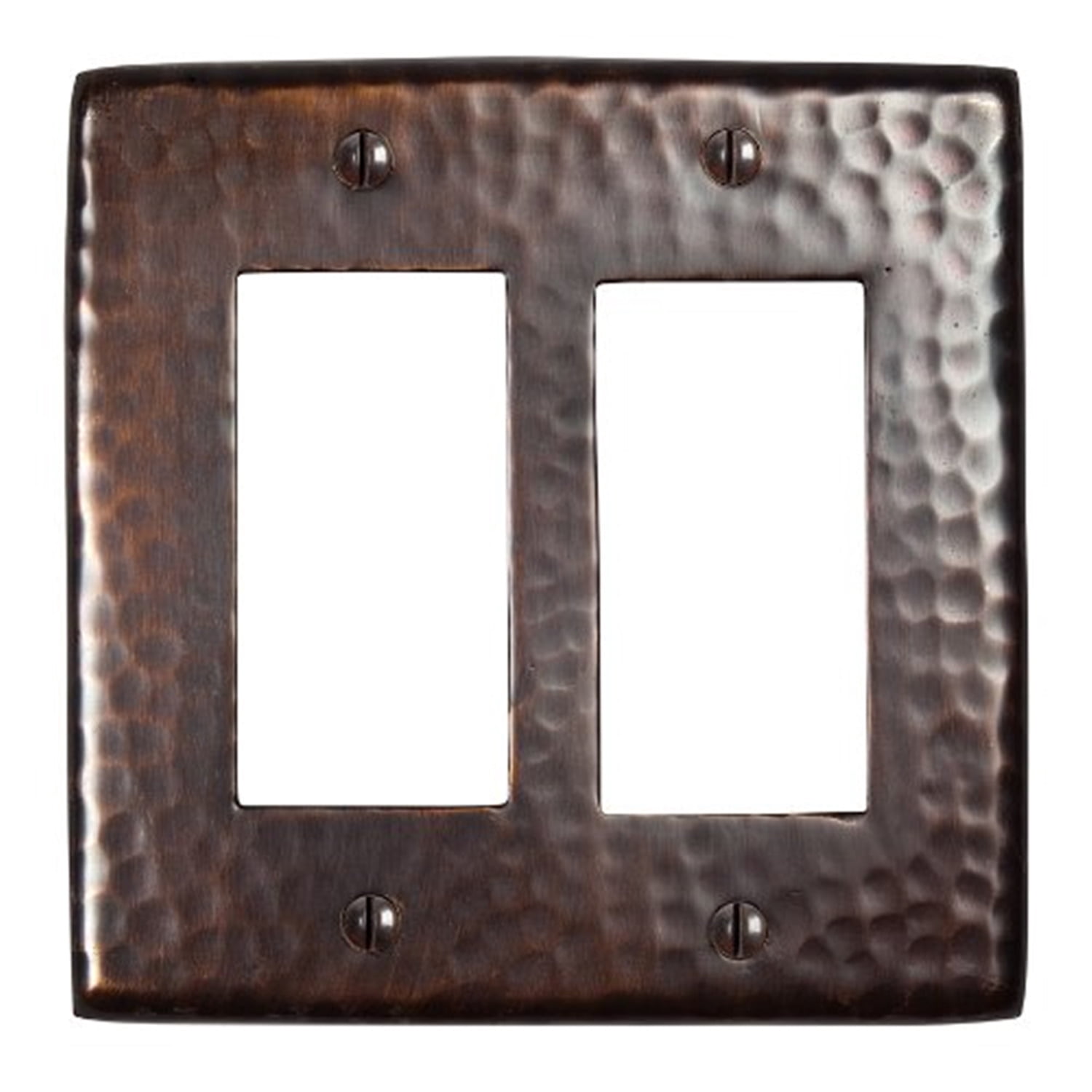 The Copper Factory Solid Copper Double GFI Plate - Walmart.com
