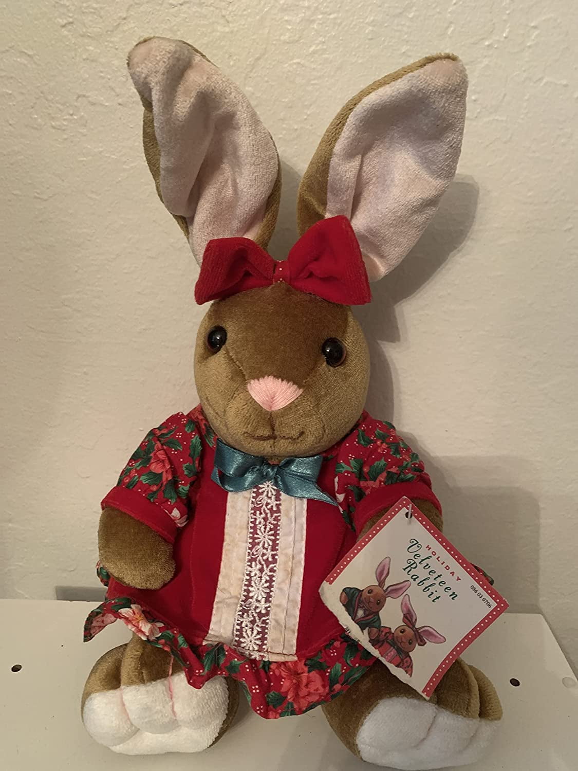 The Corduroy Rabbit Plush Toy Vintage 1995, Approximately 14", with Big ...