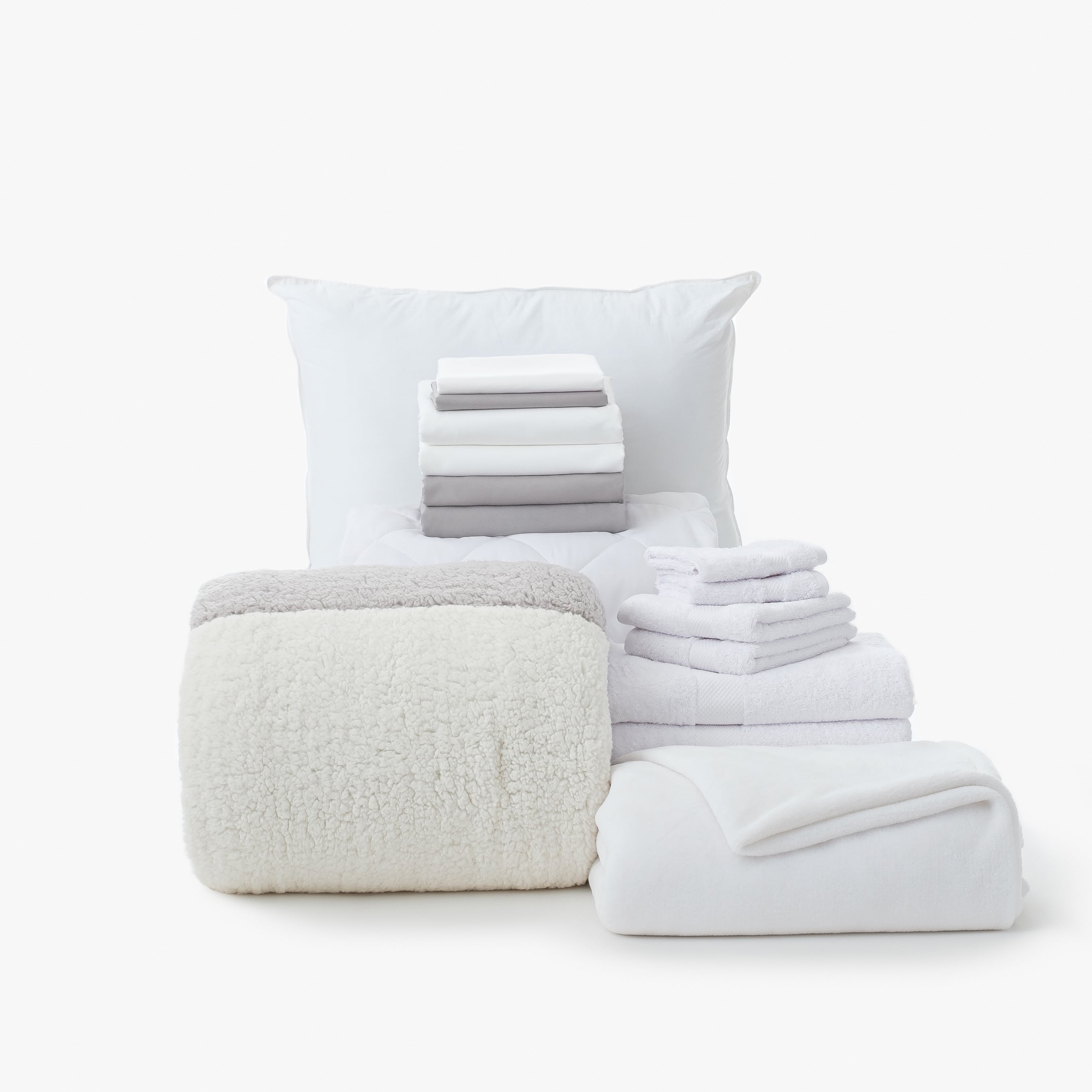 The Core Dorm Essentials Value Pack in Arlow, 16-Piece College Dorm ...