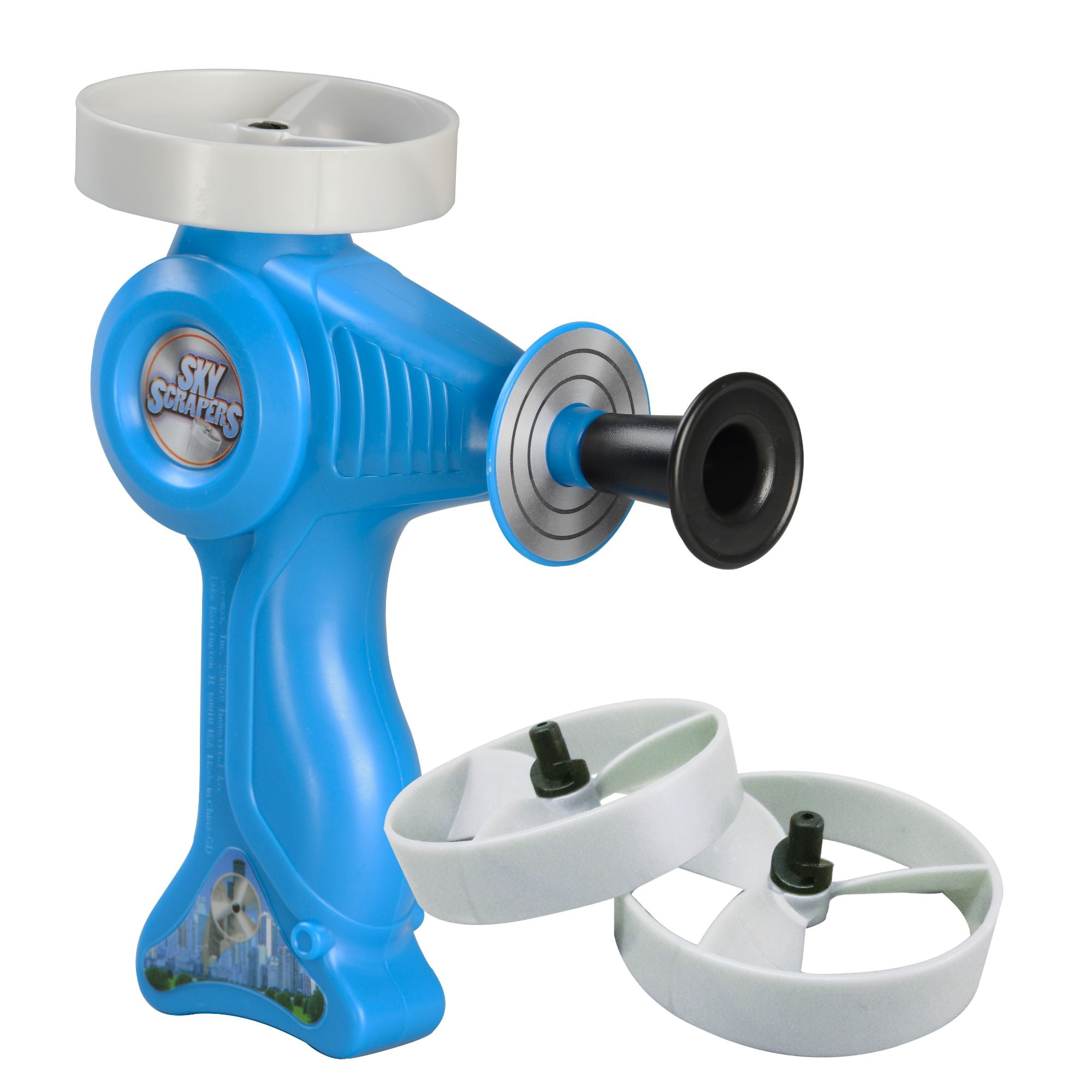 The Costume Center 8.5" Blue and White Sky Scrapers Silver Streak Edition - Walmart.com