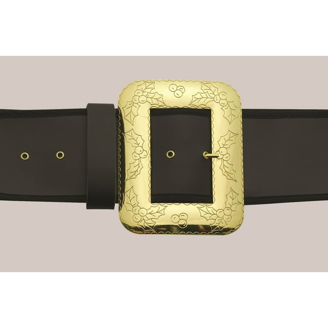 The Costume Center Gold Cast Belt Buckle with Holly Embossing – One ...