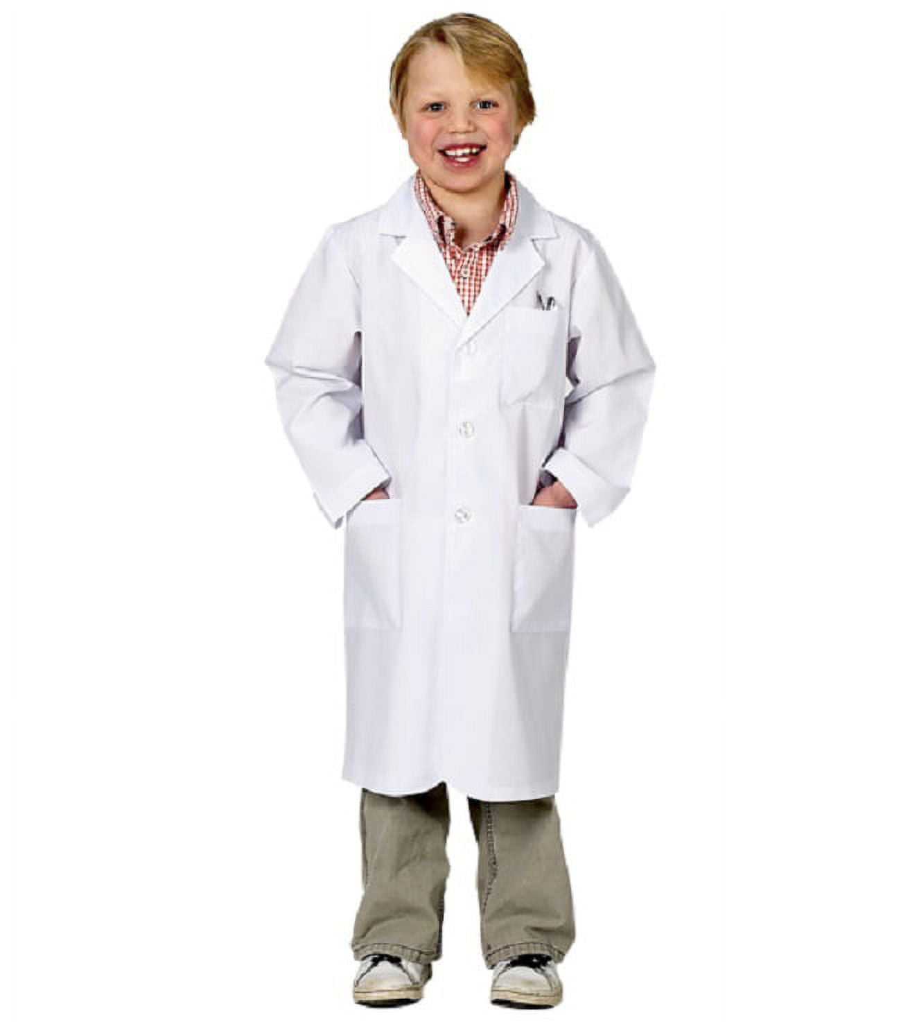 The Costume Center White Lab Coat Halloween Accessory (ages 12-14 ...