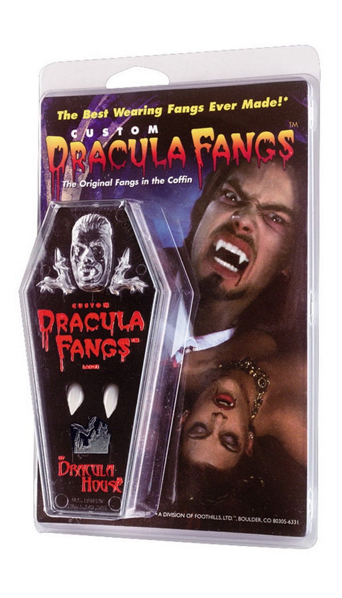 Morris Costumes Dracula Fangs - Clam Shell - Walmart Business Supplies