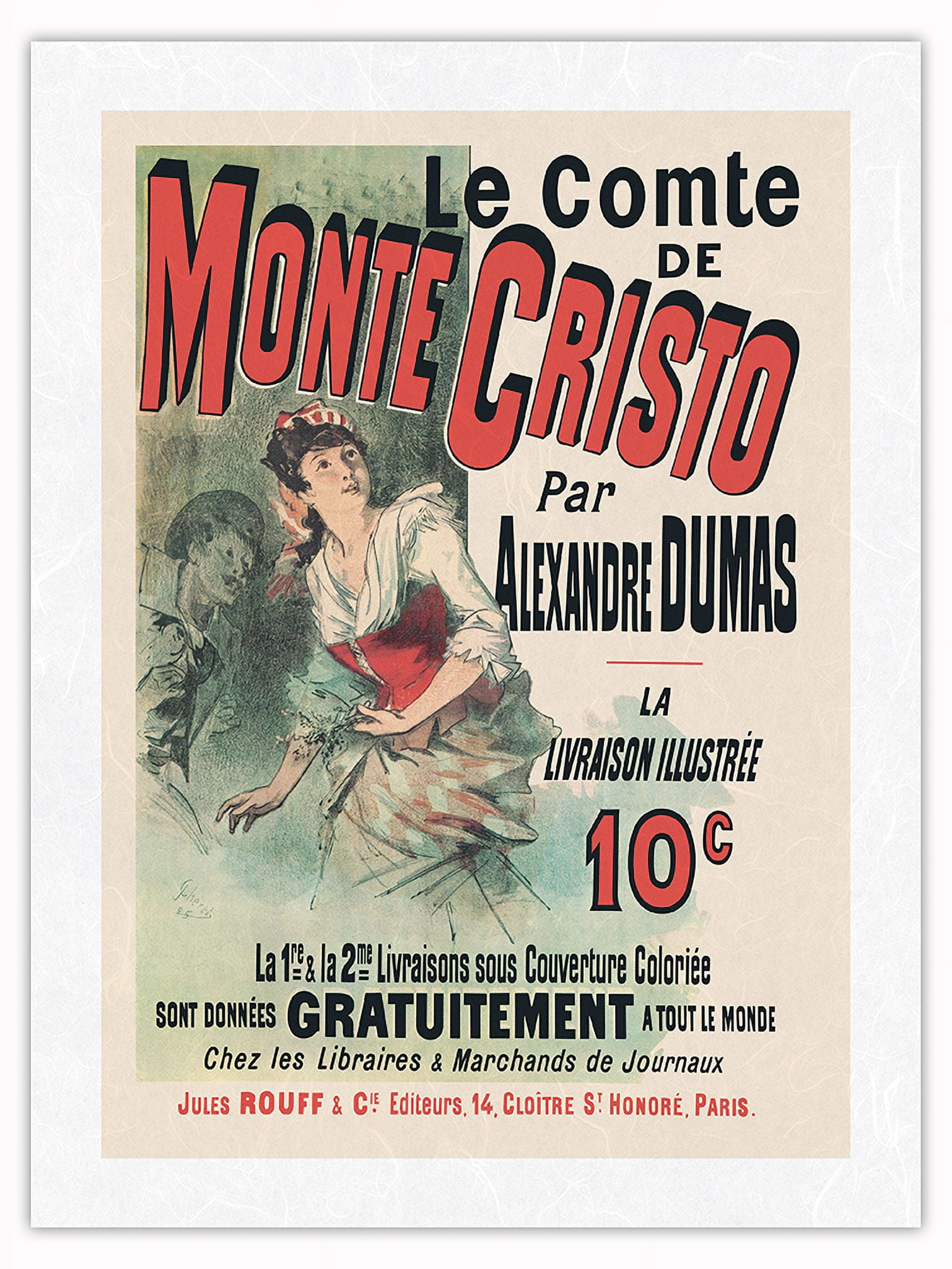 The Count of Monte Cristo by Alexandre Dumas - Paris France - Vintage ...
