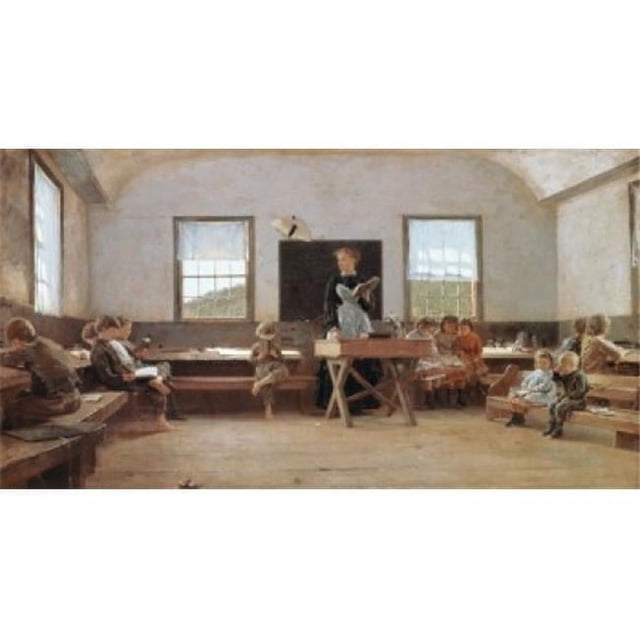 The Country School 1871 Winslow Homer 1836-1910 American St Louis Art ...