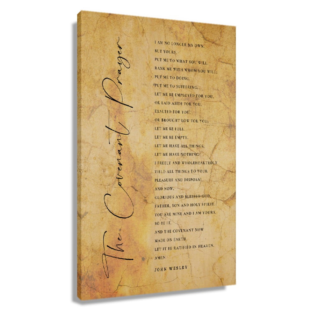The Covenant Prayer Wall Art Bible Verse Posters And Prints Living Room ...