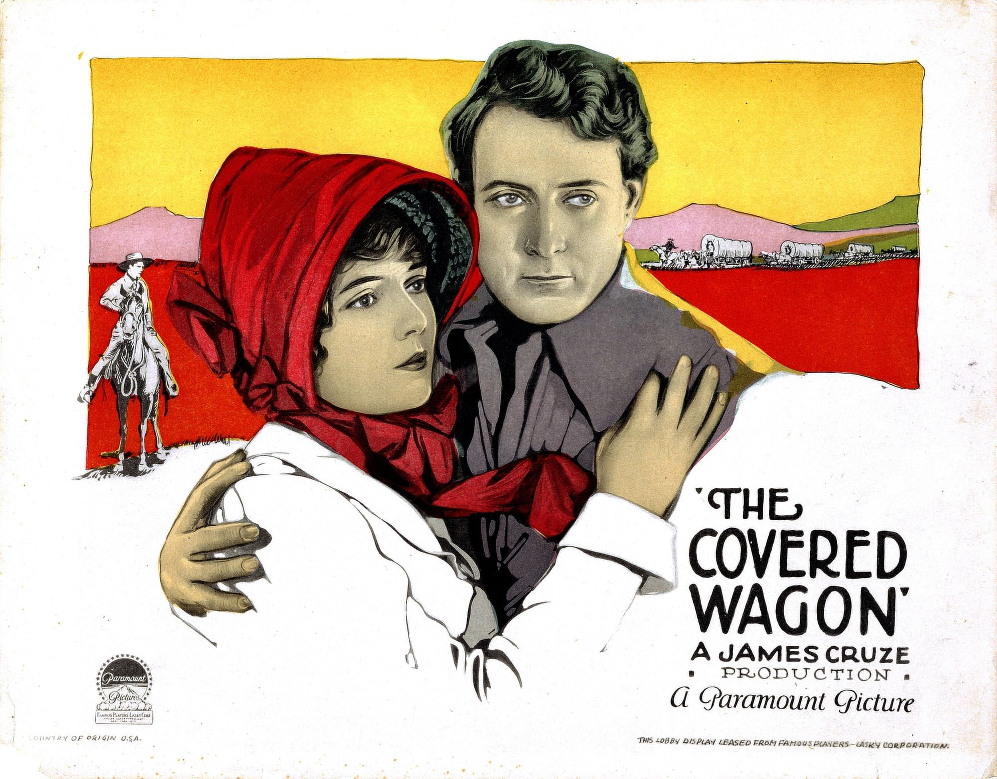 The Covered Wagon From Left Lois Wilson J. Warren Kerrigan 1923 Movie ...