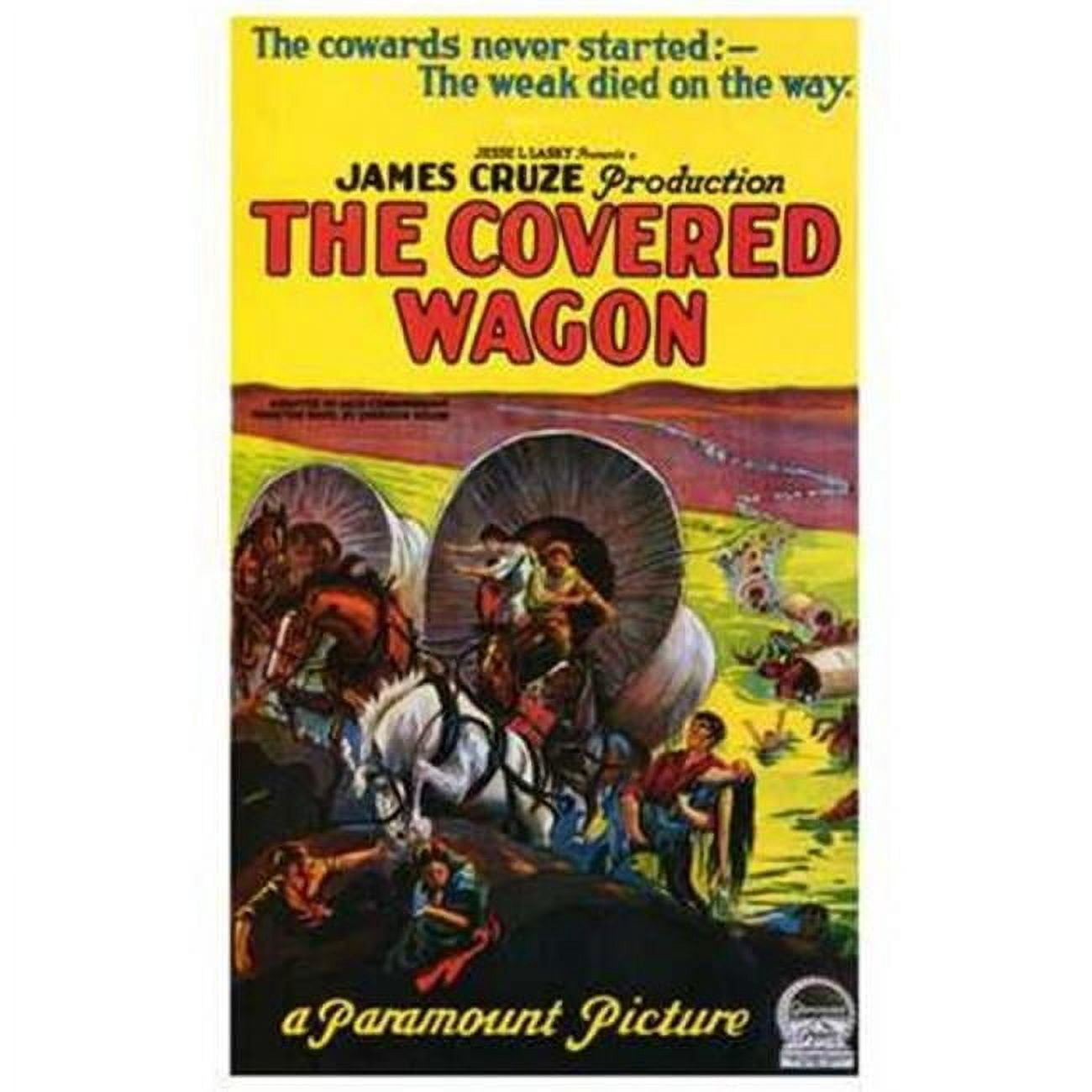 The Covered Wagon Movie Poster - 11 x 17 in. - Walmart.com