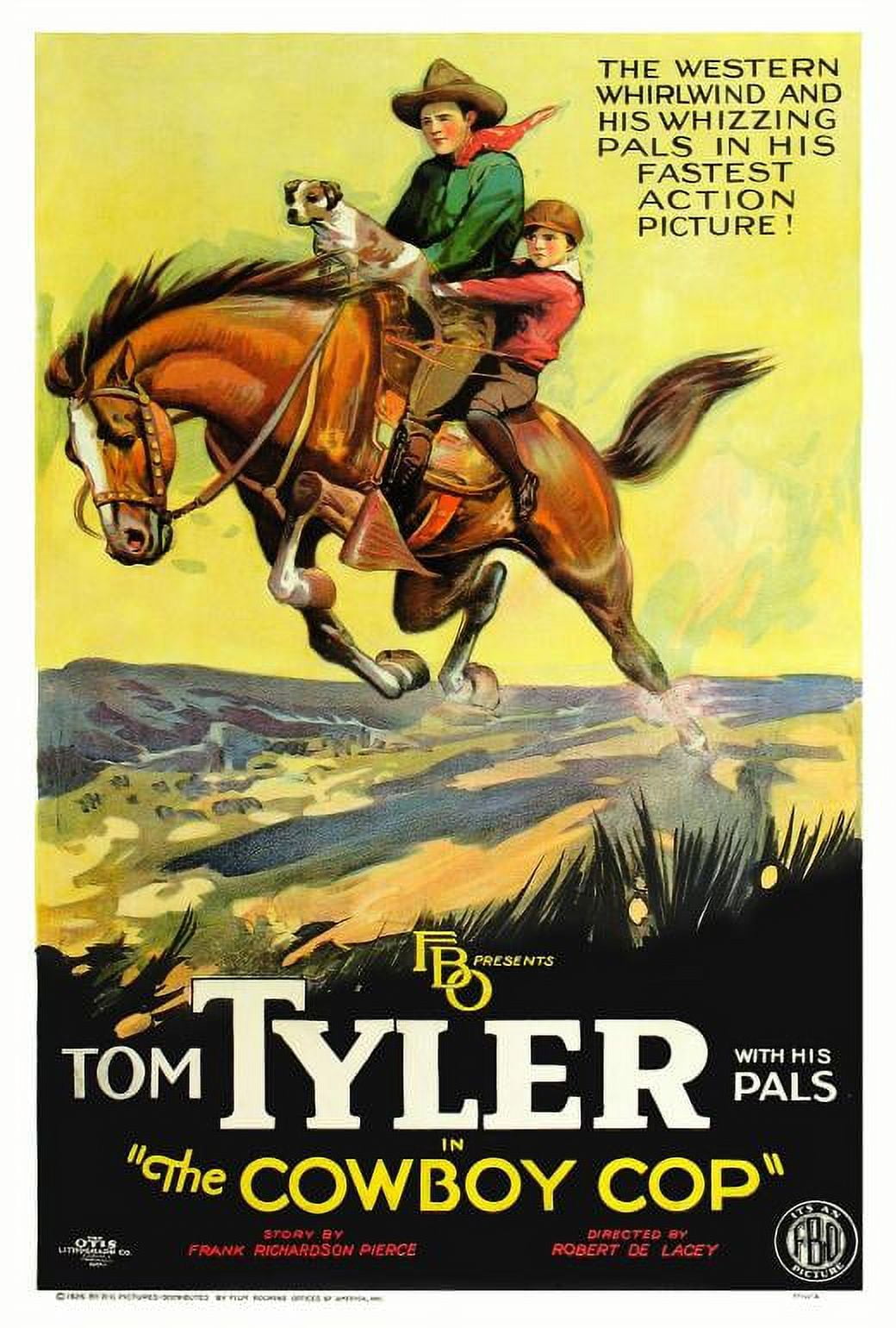 The Cowboy Cop - movie POSTER (Style A) (27" x 40") (1926) - Walmart.com