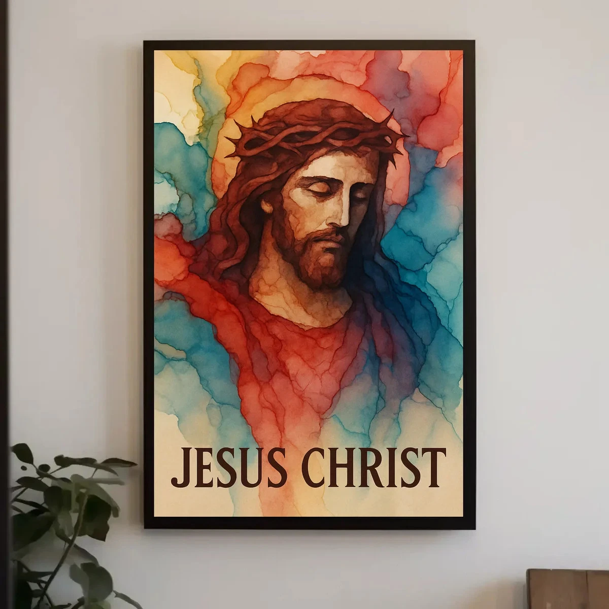 The Cozy Corner Jesus Christ Poster, Housewarming Gift Ideas, 8x12 ...