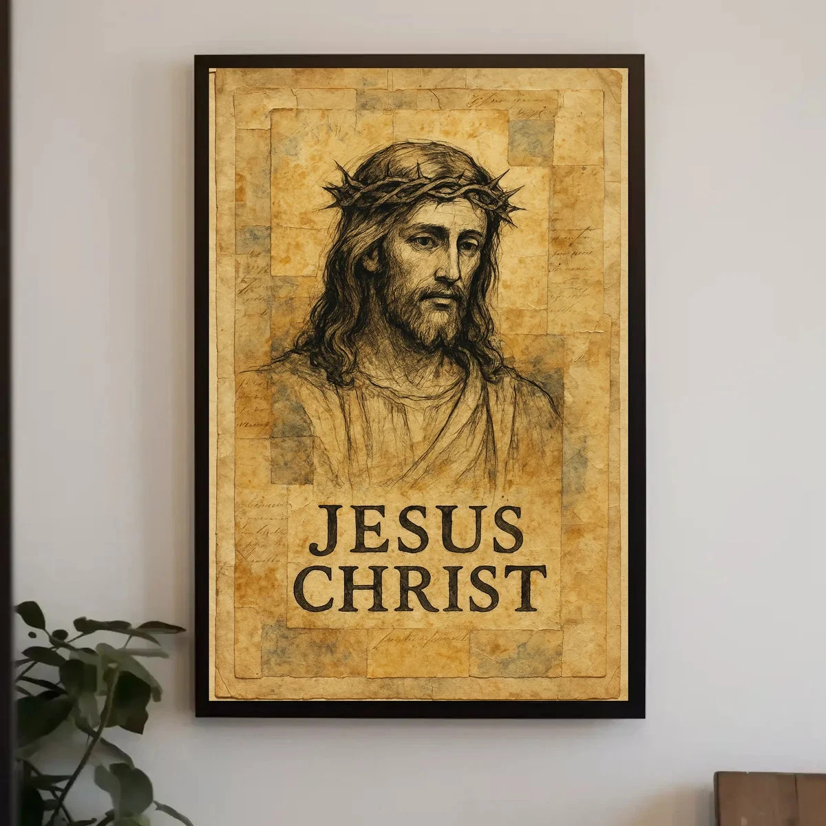 The Cozy Corner Jesus Christ Poster, Housewarming Gift Ideas, 8x12 ...