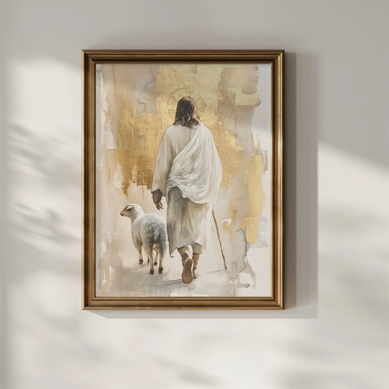The Cozy Corner Jesus Leaves The 99 Poster Wall Art, The Shepherd ...
