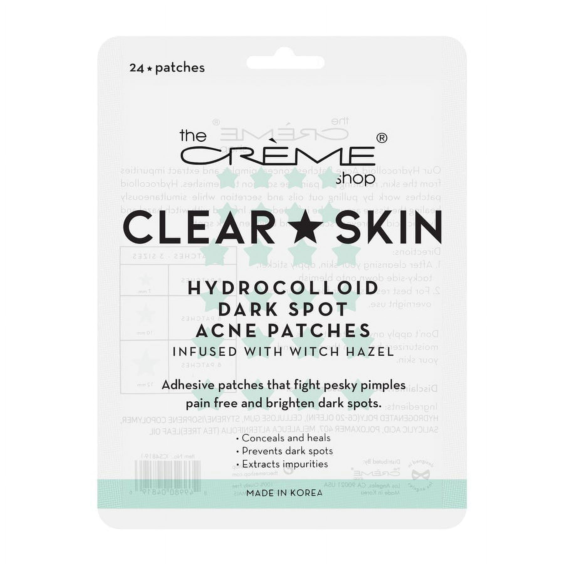 The Crème Shop Clear Skin Hydrocolloid Dark Spot Acne Patches Infused ...