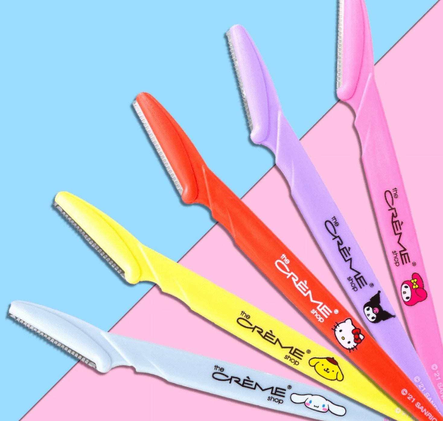 The Crème Shop Hello Kitty Eyebrow Razors Set of 5 - Walmart.com