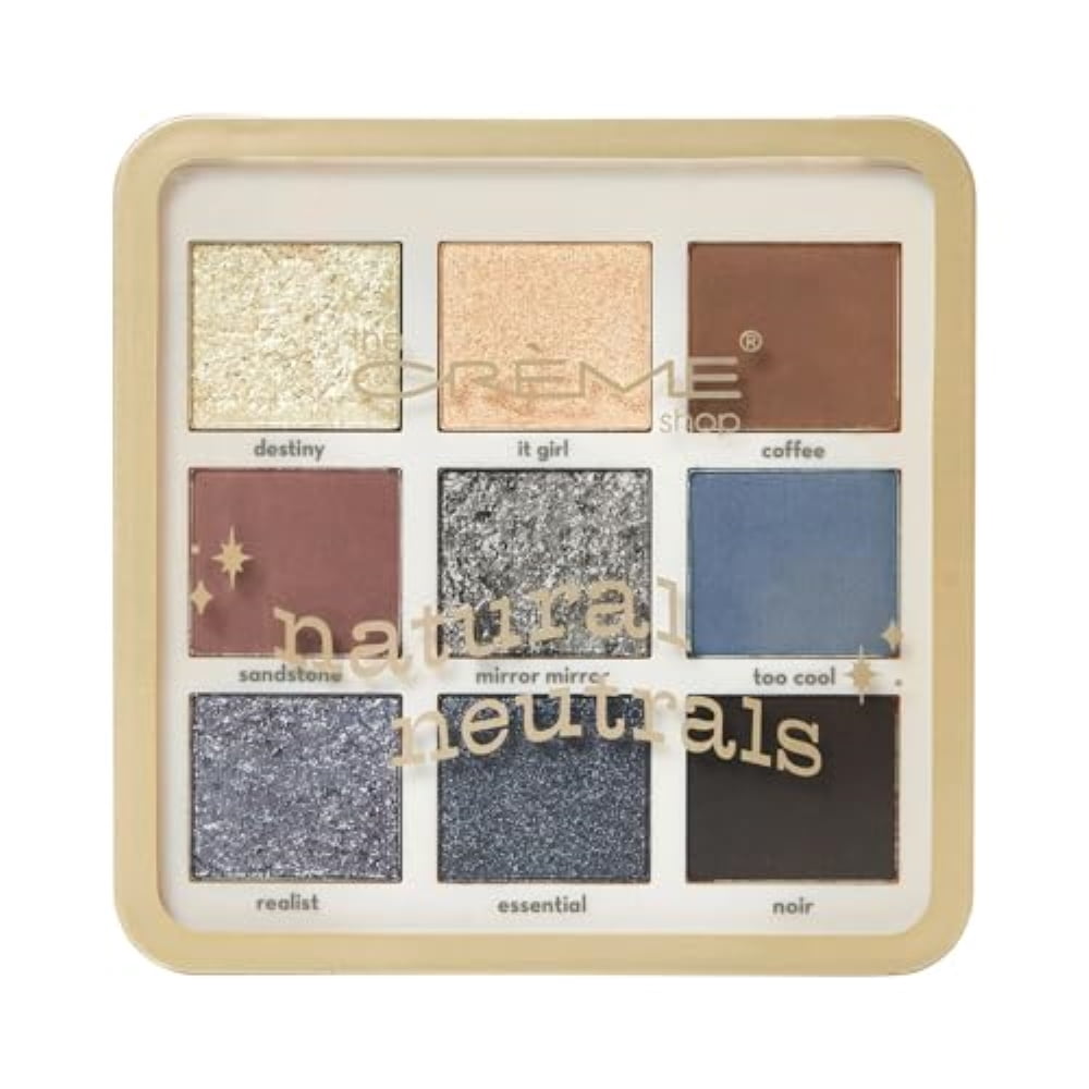 The Crème Shop Natural Neutrals 9 Color Palette, Neutral Eyeshadow ...