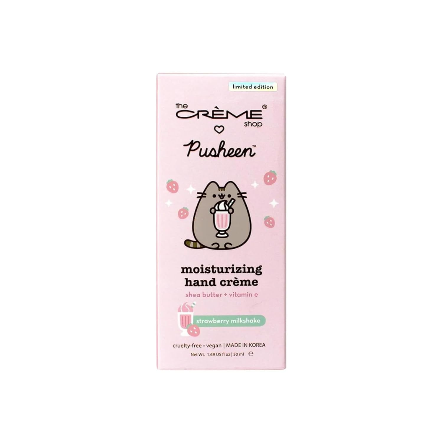 The Crème Shop X Pusheen, Strawberry Milkshake Moisturizing Hand Crème ...