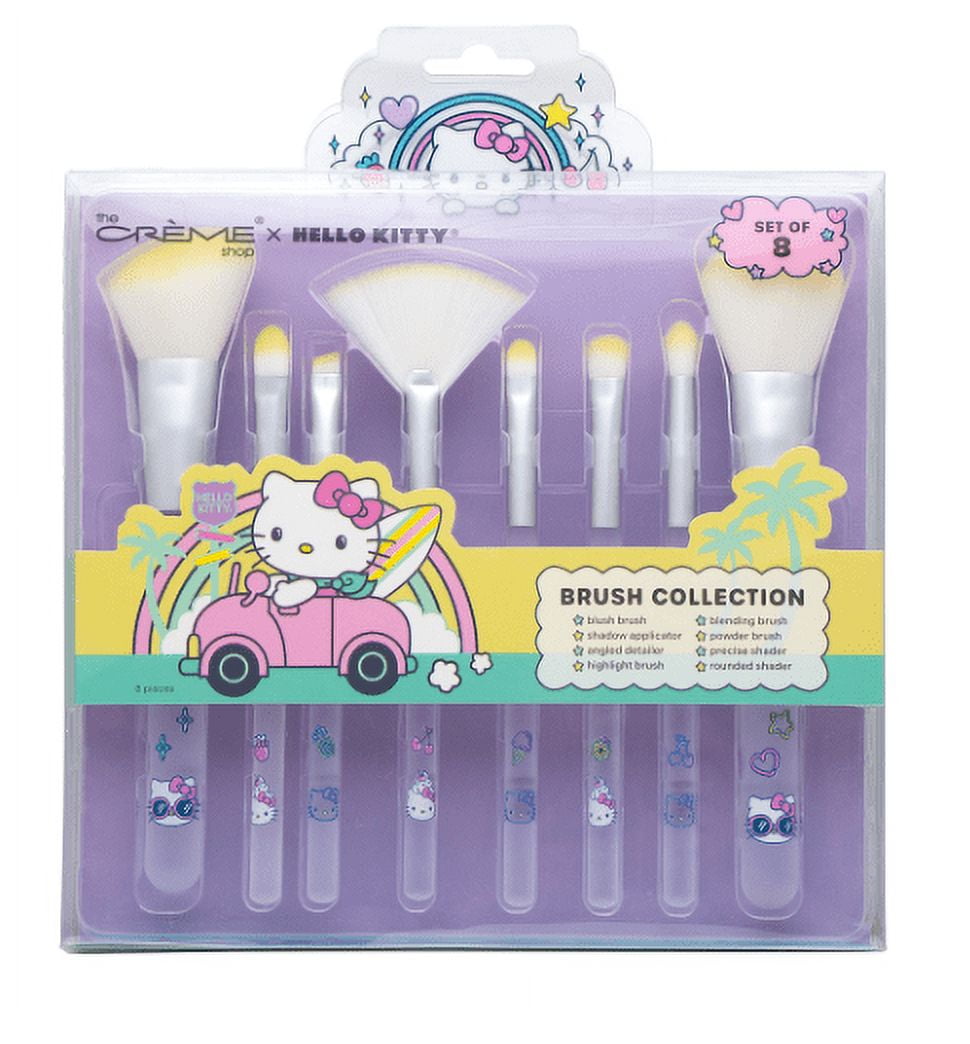 The Crème Shop x HELLO KITTY BRUSH COLLECTION SET OF 8 - Walmart.com