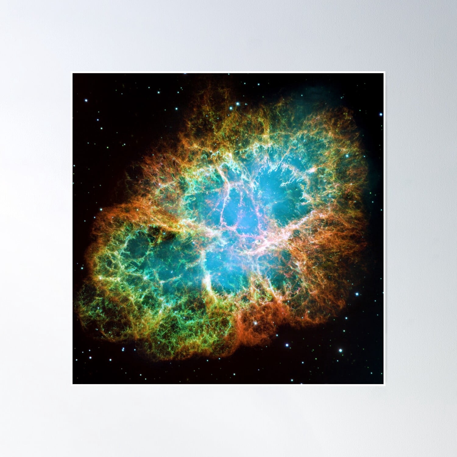 The Crab Nebula M1 Ngc 1952 Taurus A Poster Wall Art, Modern Wall Decor ...
