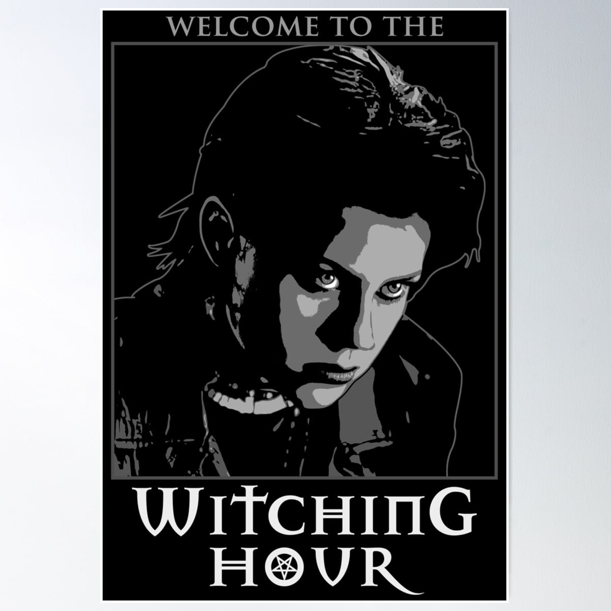 The Craft Welcome To The Witching Hour Distressed Poster Wall Art ...