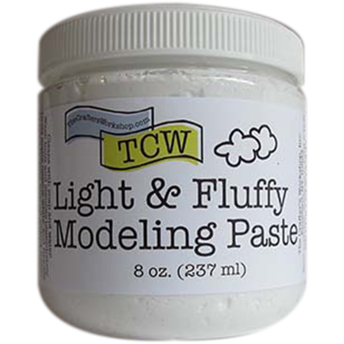 The Crafter's Workshop Light & Fluffy Craft Paste: 8 ounces, Pigment ...