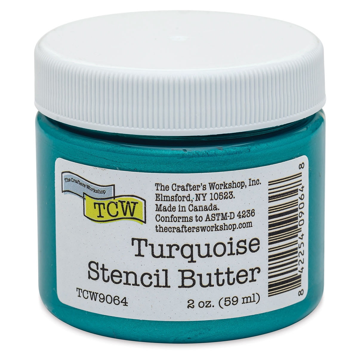 Stencil Butter Acrylic Paint - Turquoise, 2 oz, Jar - Walmart.com