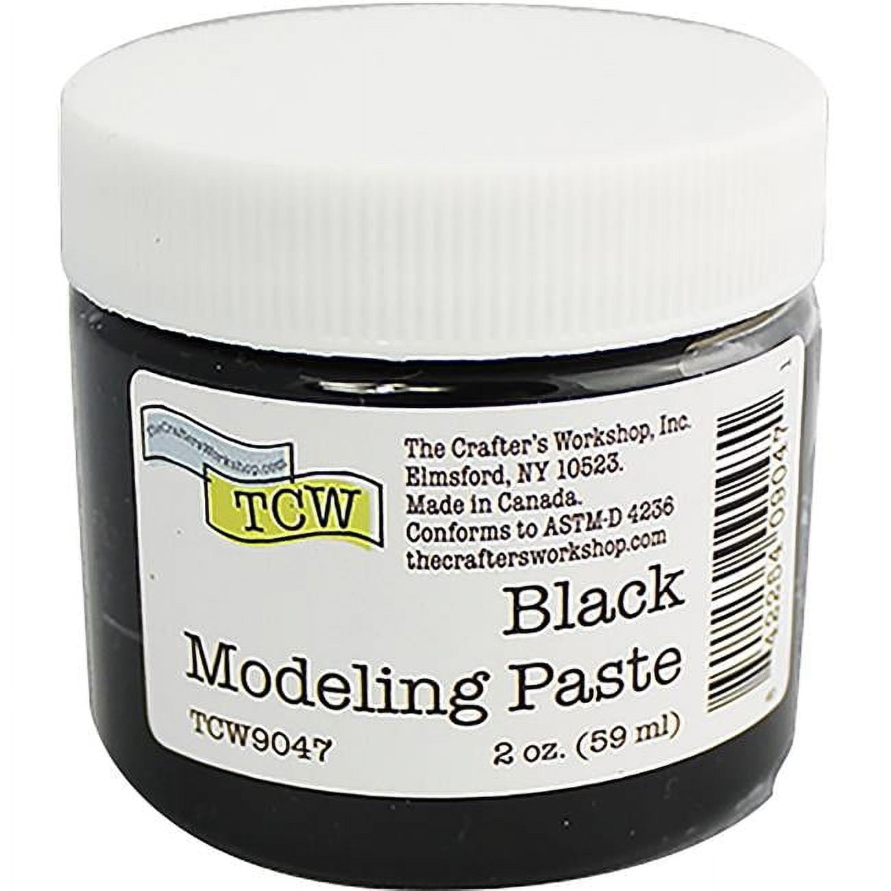 The Crafters Workshop TCWMP2OZ-9047 2 oz Black Modeling Paste - Walmart.com