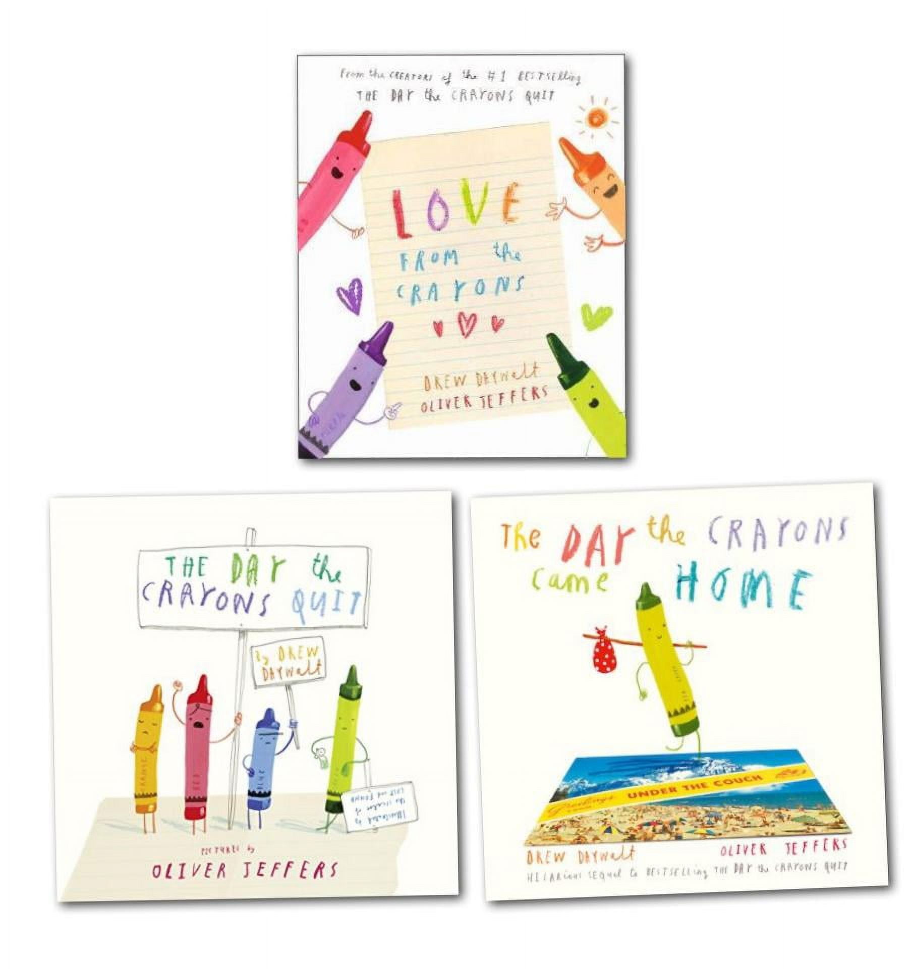 The Crayons Collection 3 Book Set By Drew Daywalt & Oliver Jeffers ...