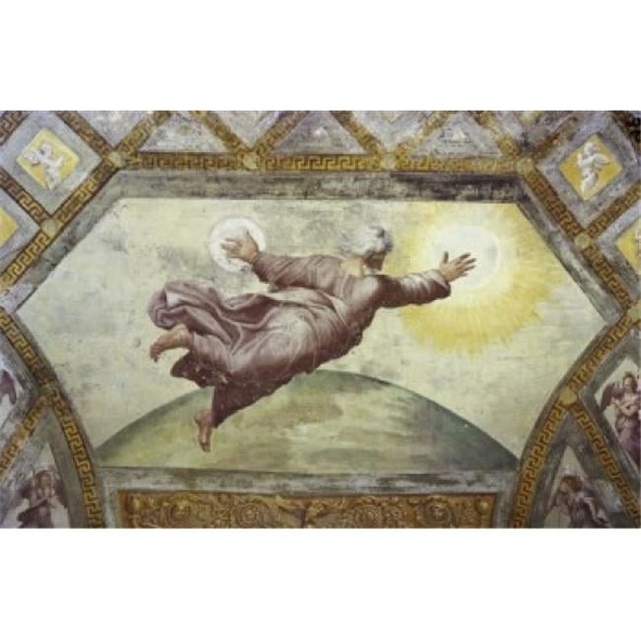 The Creation of the Sun & Moon Raphael 1483-1520 Italian St. Peters ...