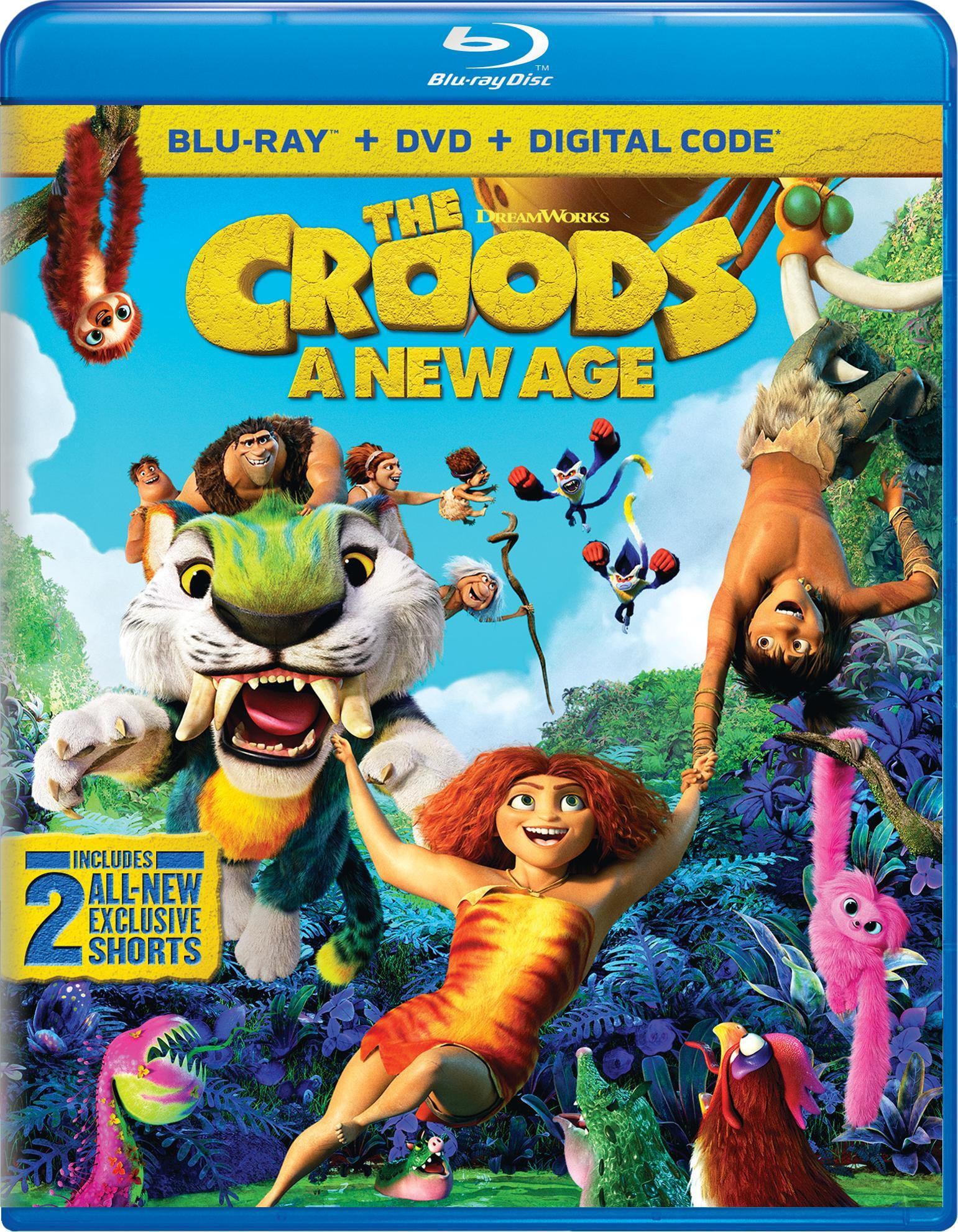 The Croods: A New Age - Kids Adventure Movie (Blu-ray + DVD + Digital ...