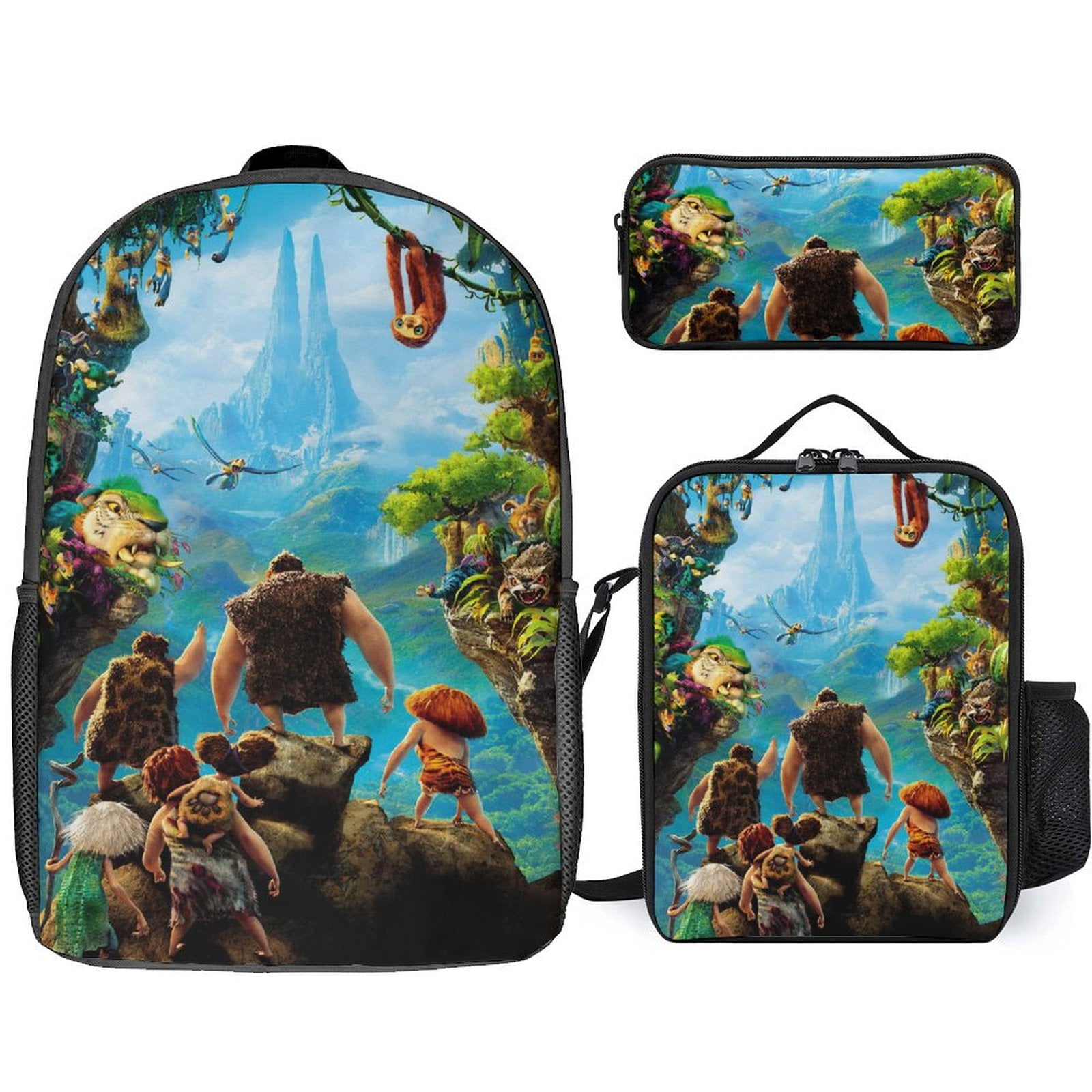 The Croods A New Age Film Backpack With Lunch Bag Pencil Case Set ...