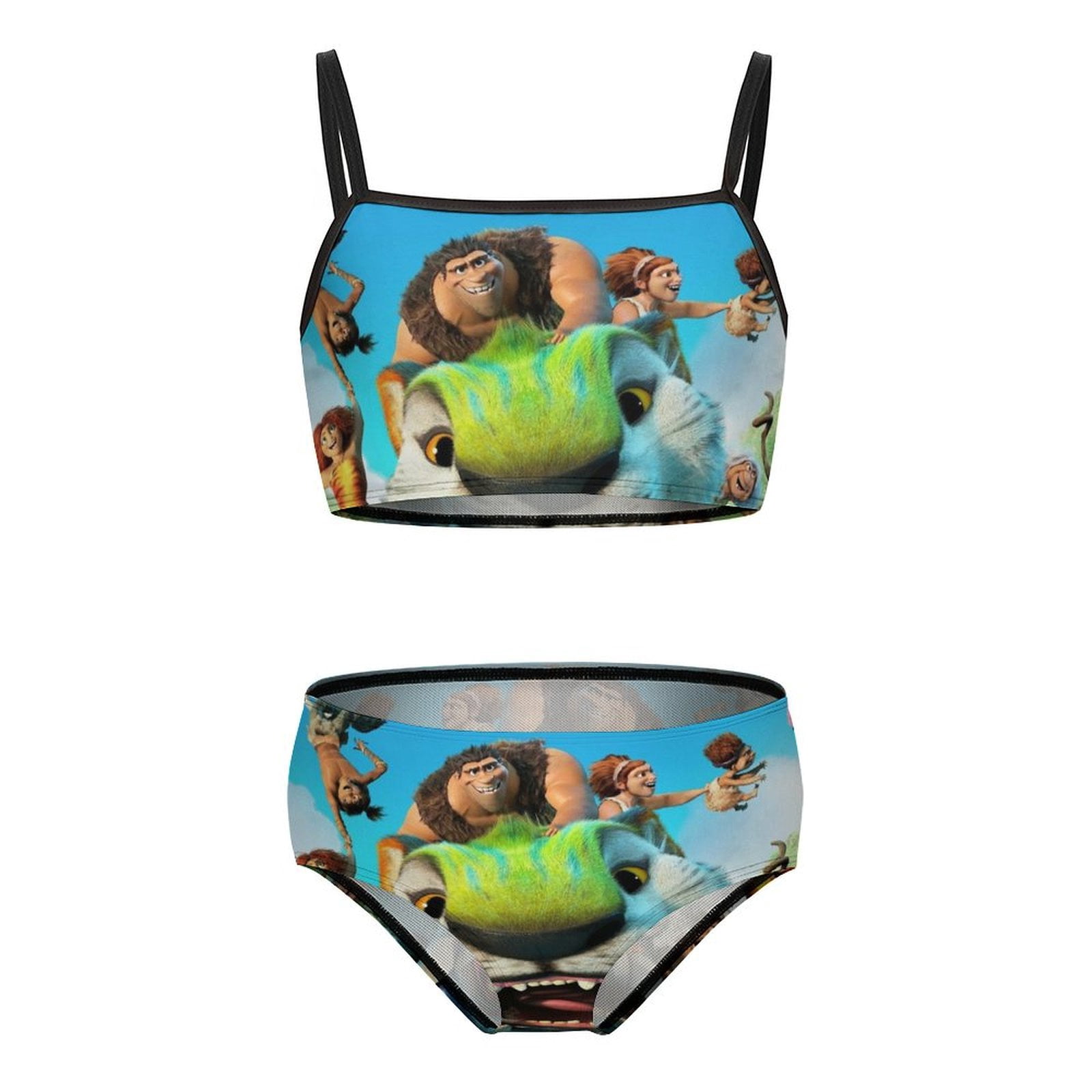 The Croods A New Age Movie Children's Swimsuit Girls Swimwear 2 Piece ...