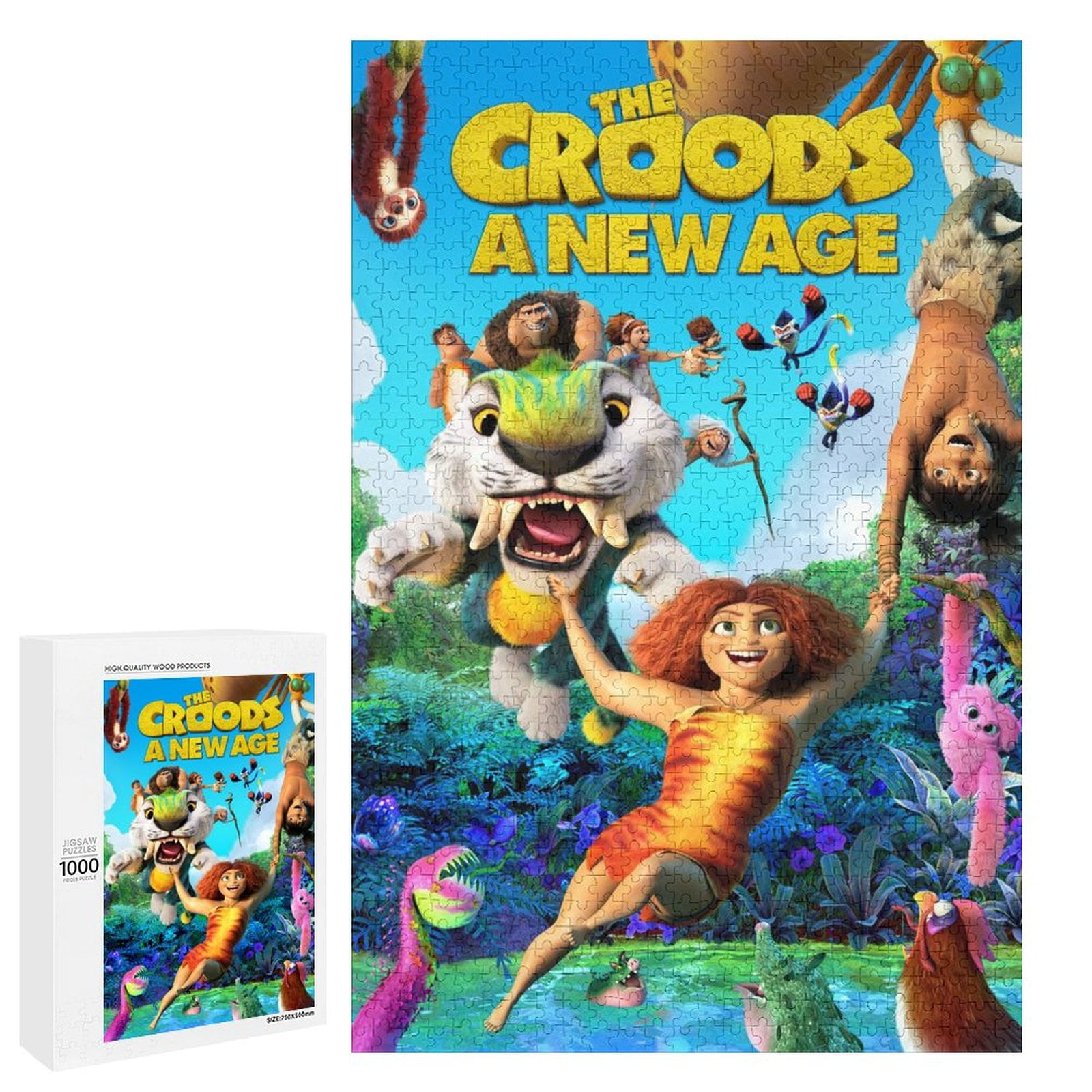 The Croods A New Age Wooden Jigsaw Puzzles Accessories Intellectual ...